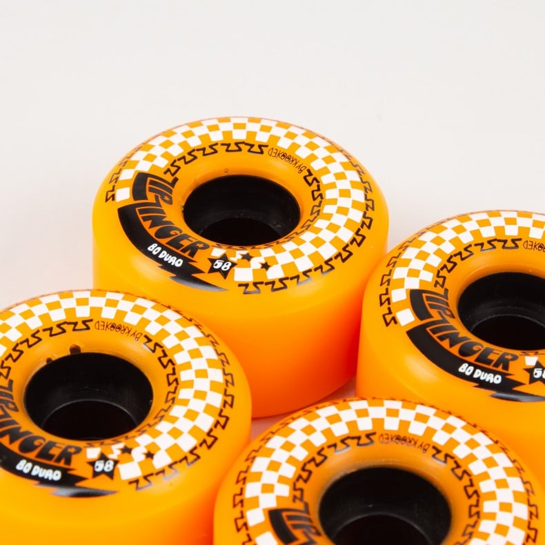 Zip Zinger by Krooked Cruiser 80D Skateboard Wheels 58mm (Orange) - KRK ...